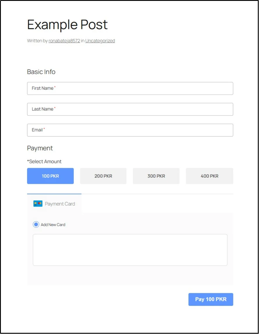 How to Set Up a Private Payment Form in WordPress [4 Steps] - WP EasyPay